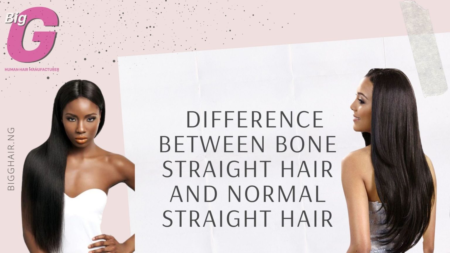 What is the difference between bone straight hair and normal straight hair?